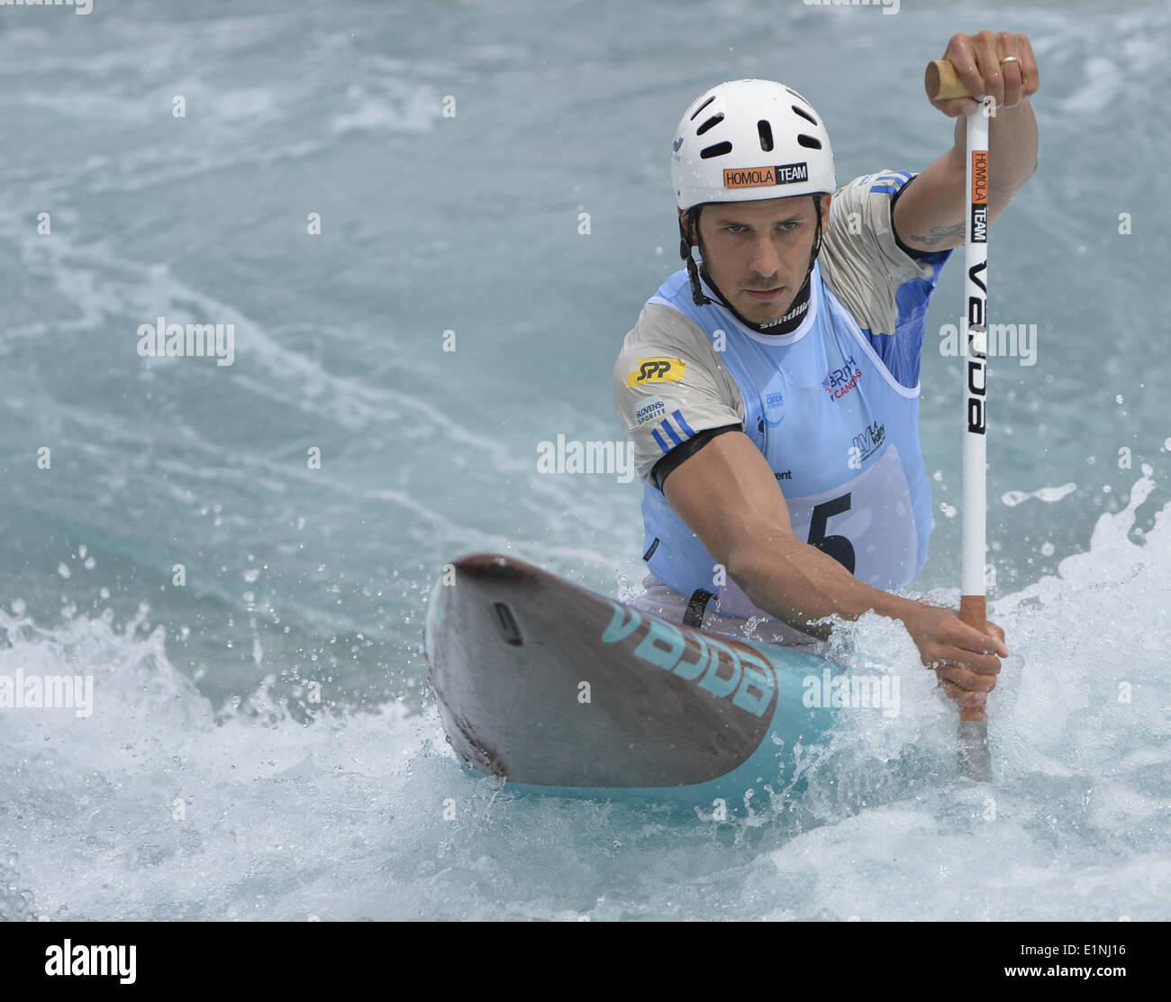 Slovakias matej benus during the mens c1 final hi-res stock photography ...