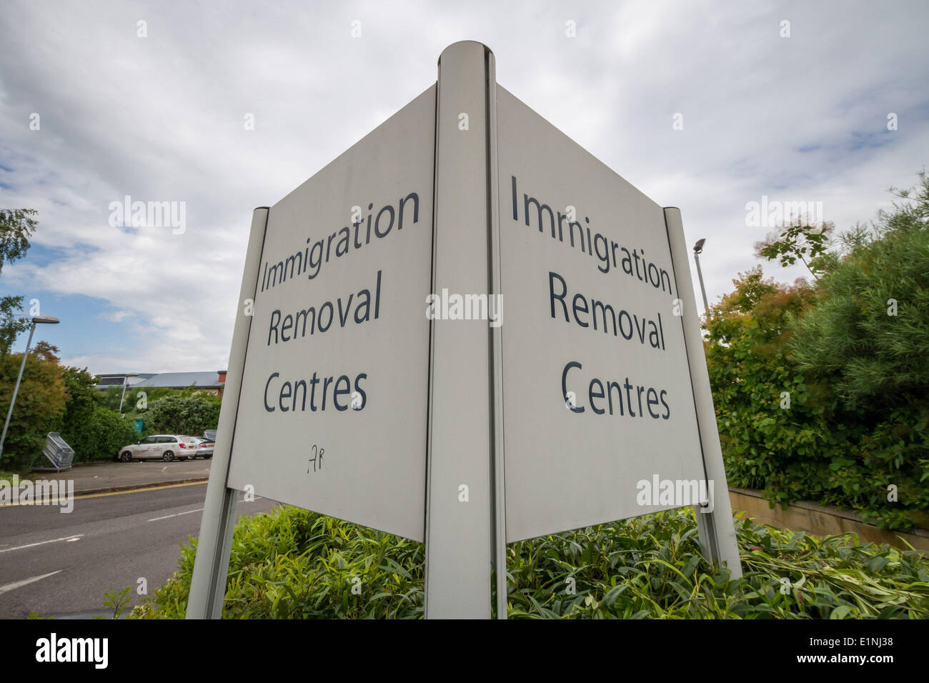 Harmondsworth Immigration Removal Centre in Middlesex UK Stock Photo ...