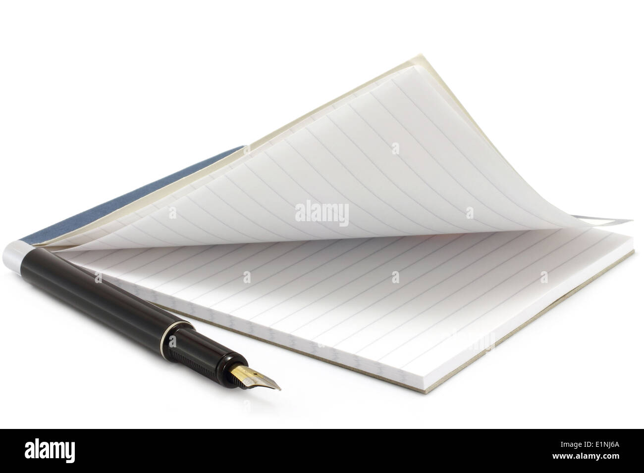Blank notepad on spring Cut Out Stock Images & Pictures - Alamy