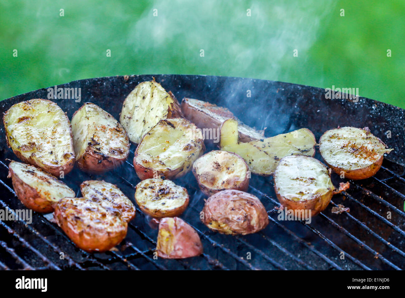 Cooking on grill hi-res stock photography and images - Alamy