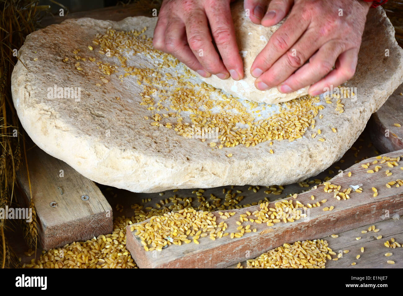 Grinding flour hi-res stock photography and images - Alamy