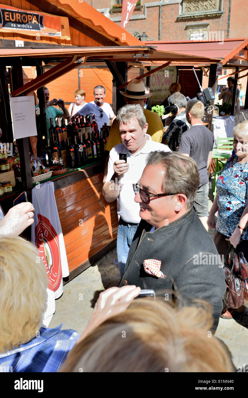 Wroclaw, Poland. 07th June, 2014. TV chef Robert Maklowicz in the event ...