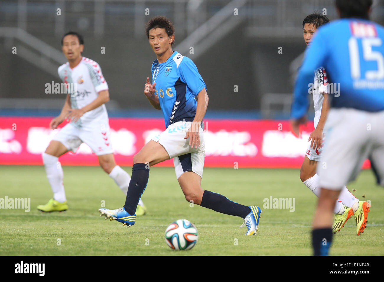 NHK Spring Mitsuzawa Football Stadium, Kanagawa, Japan. 7th June, 2014. (Yokohama FC), JUNE 7 ...
