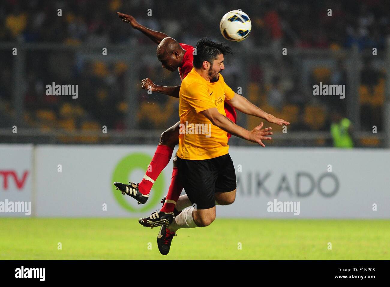 Jakarta, Indonesia. 7th June, 2014. International Legends Team player ...