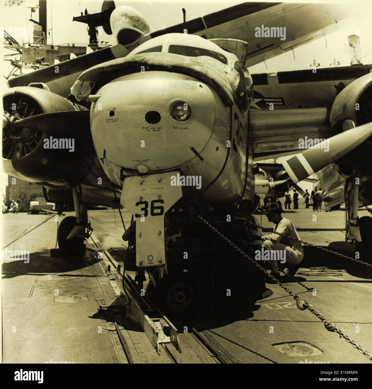 The Grumman S2F Tracker, an aircraft used by the U.S. Navy for anti ...