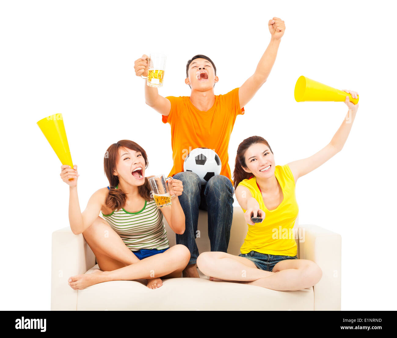Team young people hi-res stock photography and images - Alamy