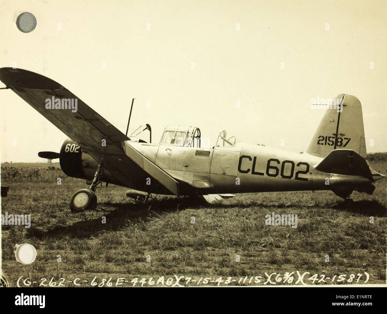 This image shows the Vultee BT-13, a basic trainer aircraft, involved in a crash during the ...