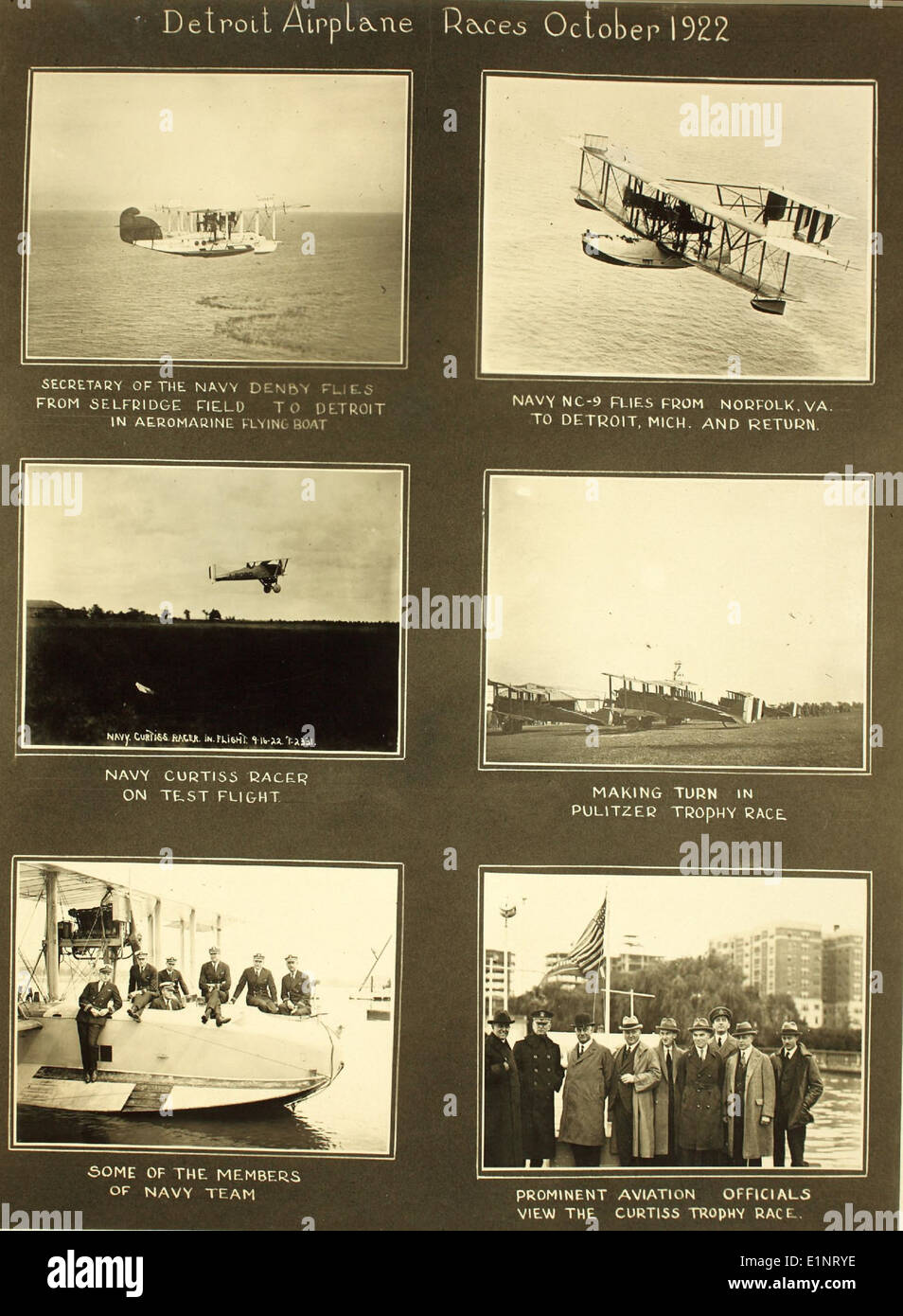 The Detroit Pulitzer Race, held in 1929, was a significant air race ...