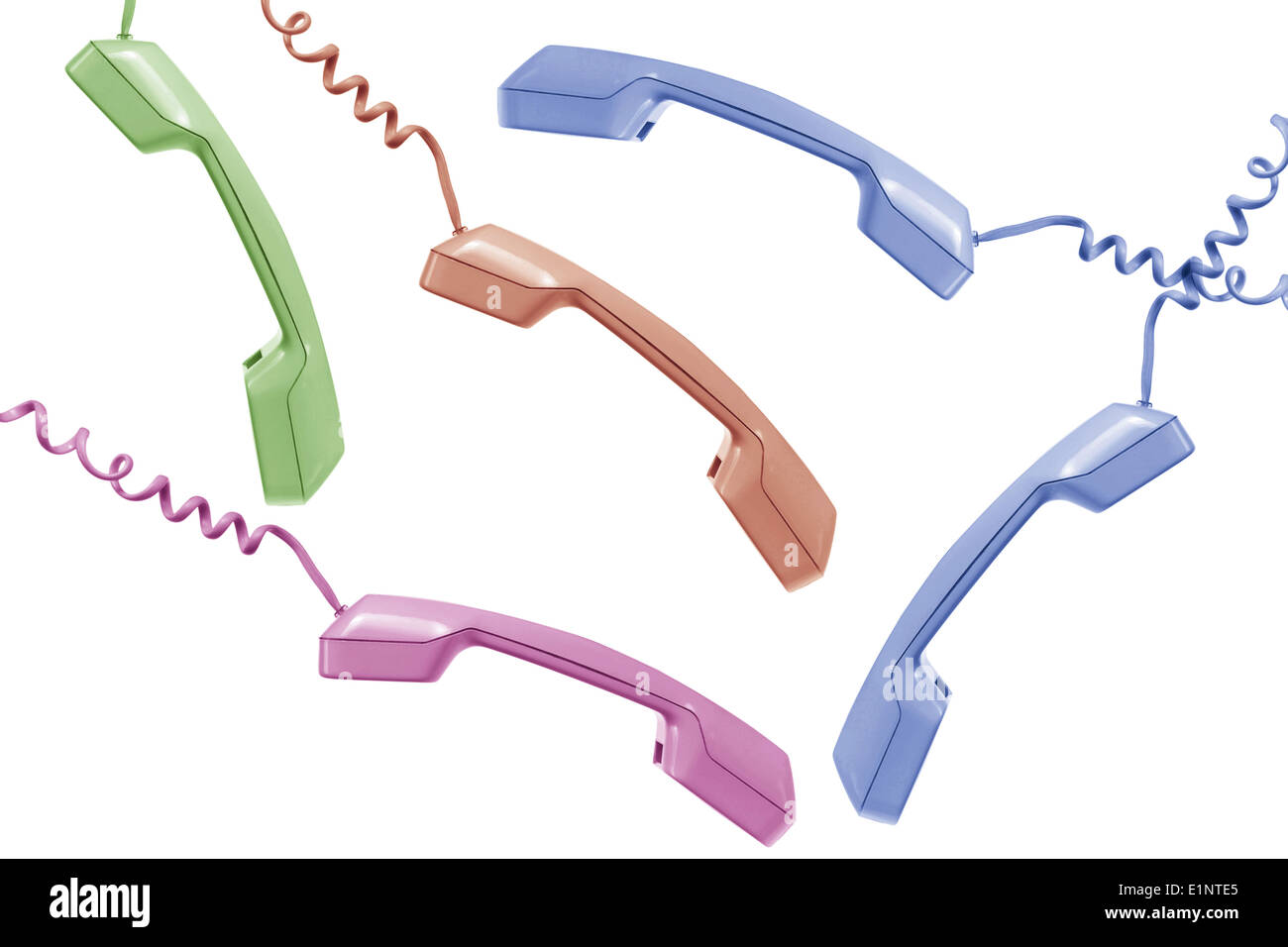 Telephone Receivers High Resolution Stock Photography and Images - Alamy