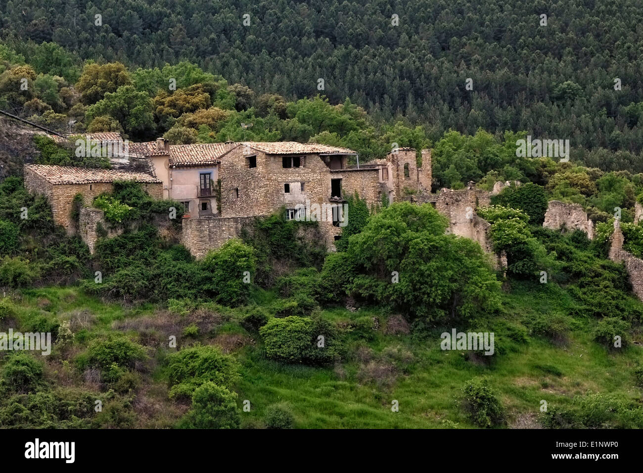 Rural scenery in Segarra region in the Province of Lleida at the ...