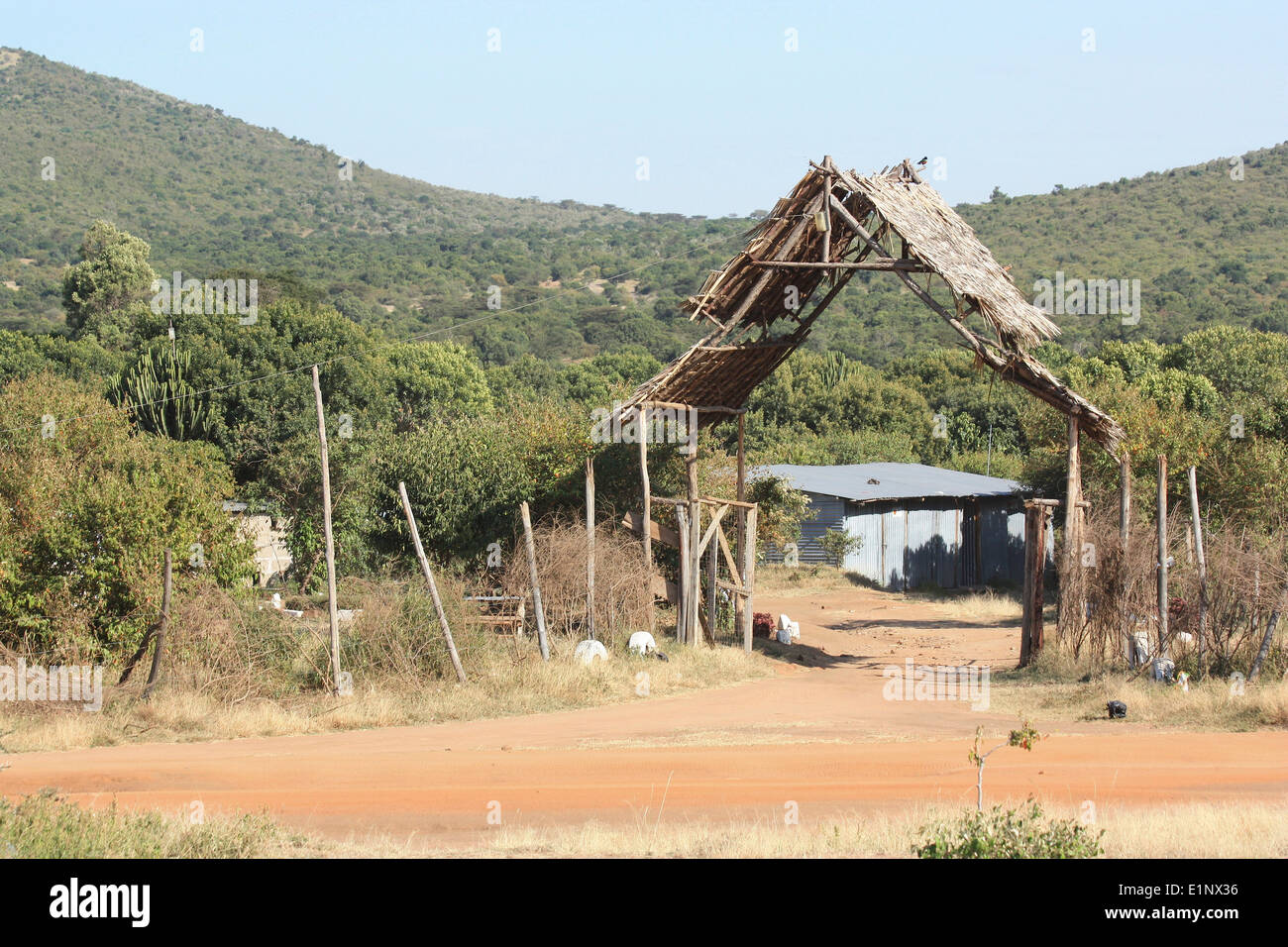 Safari park gate hi-res stock photography and images - Alamy