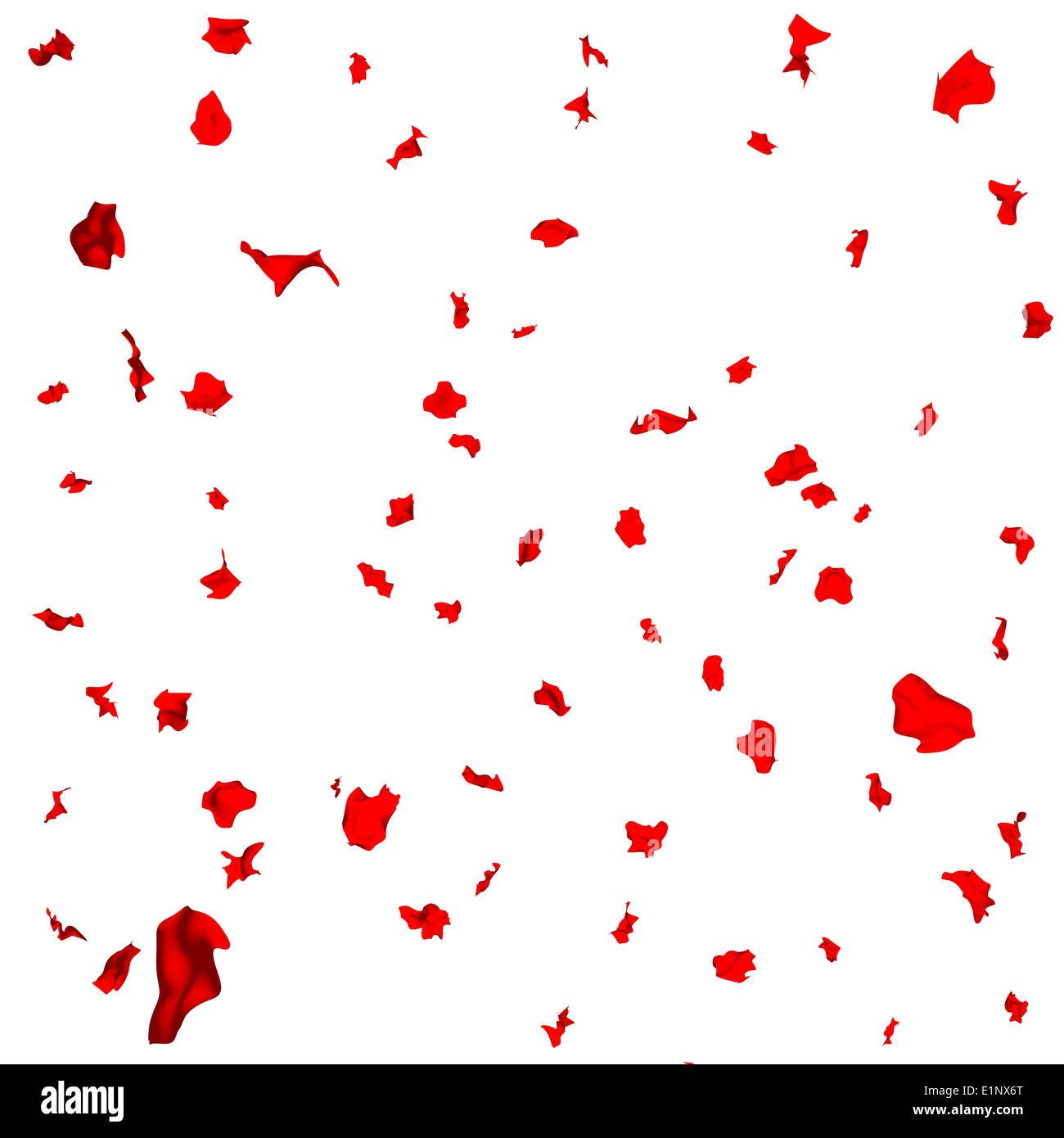 Abstract texture from color crushed plastic, paper on the isolated ...