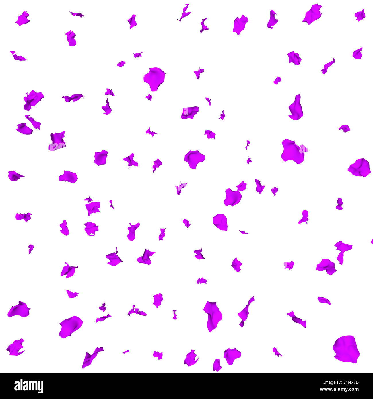 Abstract texture from color crushed plastic, paper on the isolated ...