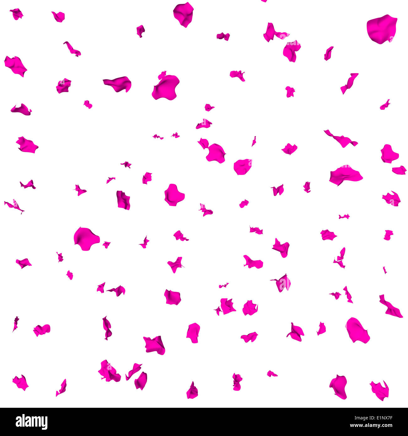 Abstract texture from color crushed plastic, paper on the isolated ...