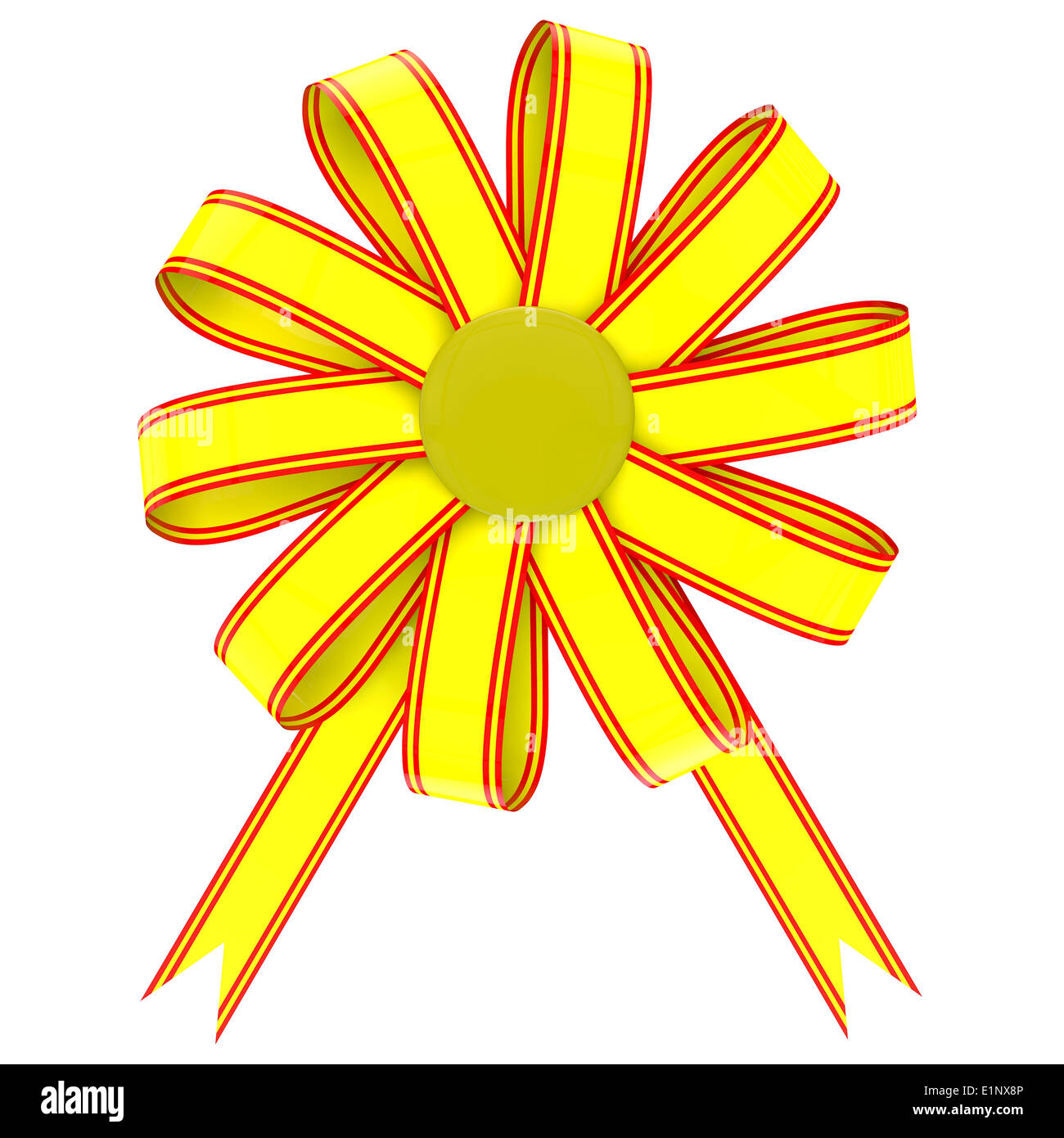 Beautiful bow on the isolated background Stock Photo - Alamy