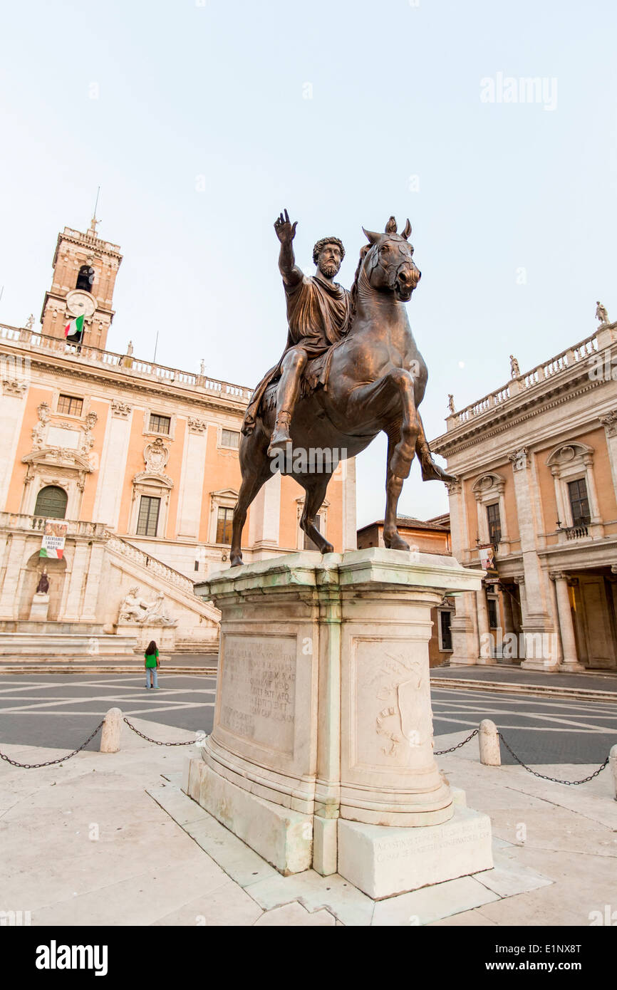aurelius marcus riding Stock Photo - Alamy