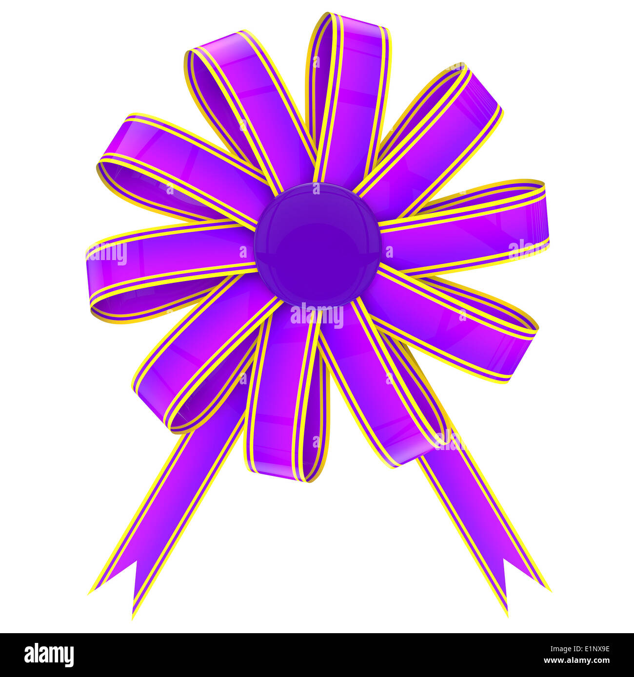 Beautiful bow on the isolated background Stock Photo - Alamy