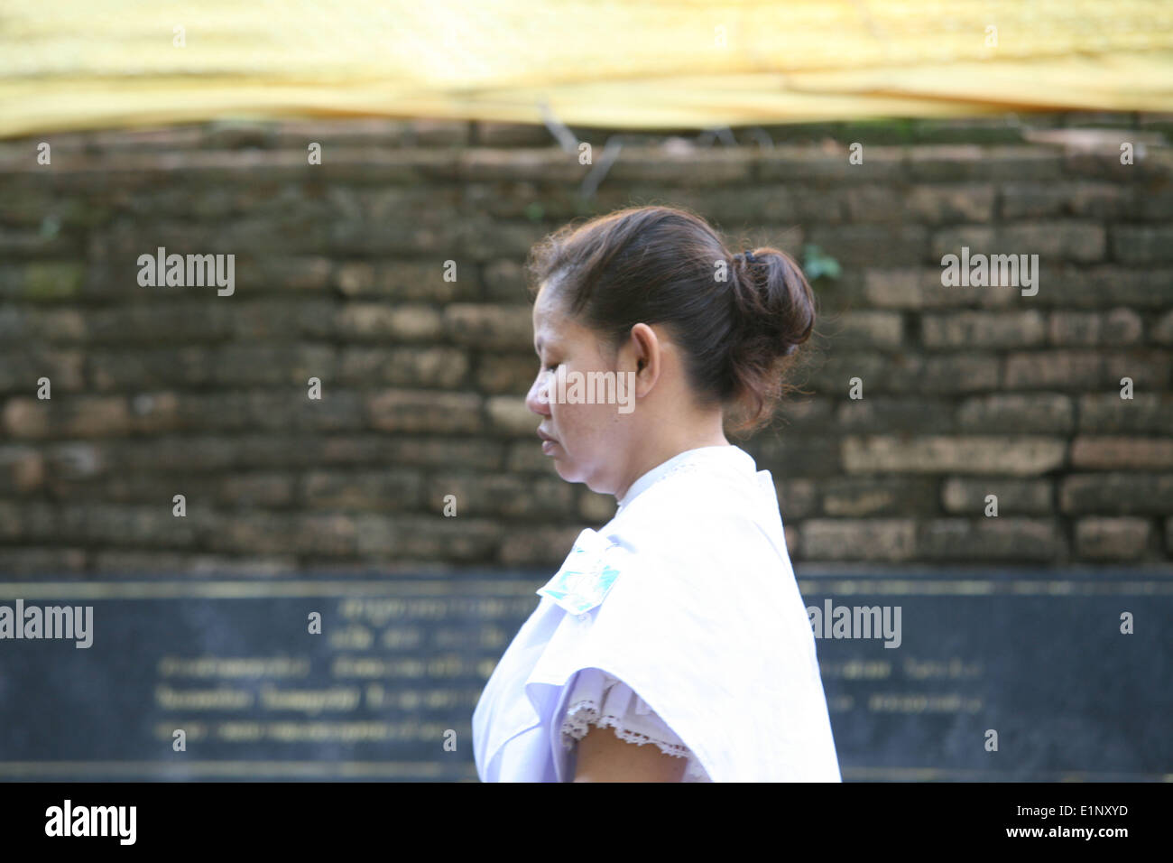 Chiang Mai, Thailand. 7th June, 2014. A Buddhist ascetic at the Wat Ram ...