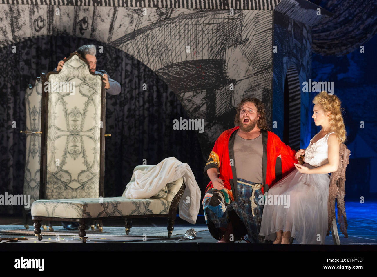 Dress rehearsal of the Berlioz opera Benvenuto Cellini directed by ...