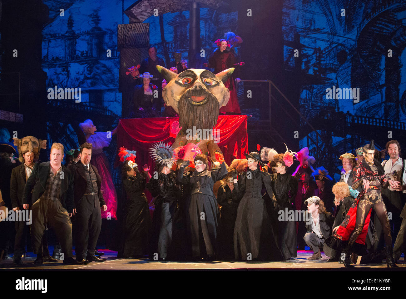 Dress rehearsal of the Berlioz opera Benvenuto Cellini directed by ...