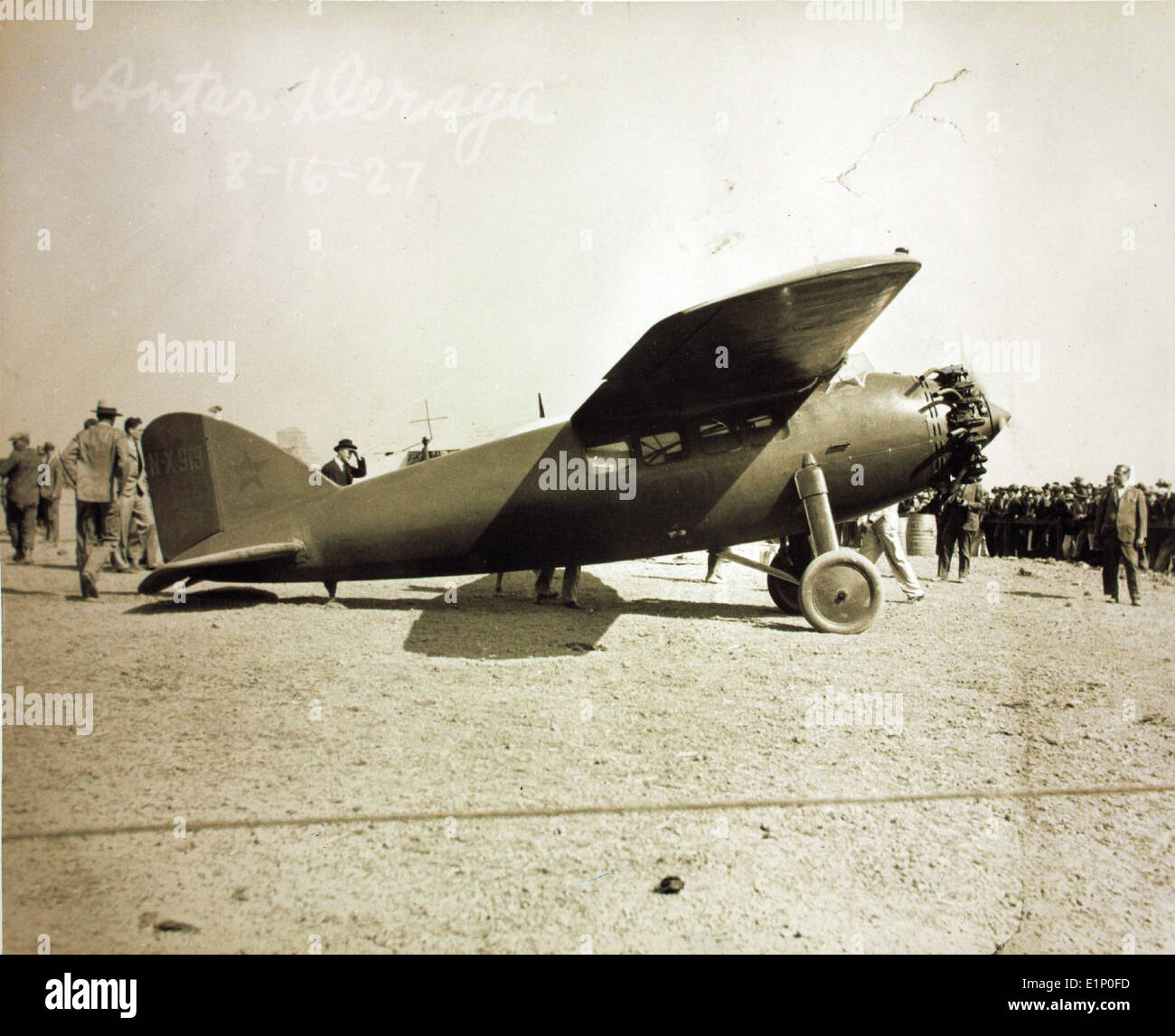 The Lockheed Vega Golden Eagle NX913, piloted by Gordon Scott, competed ...