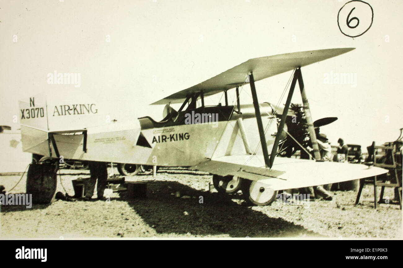 The Dole Air Race, held in 1927, featured the Air King, a biplane used ...