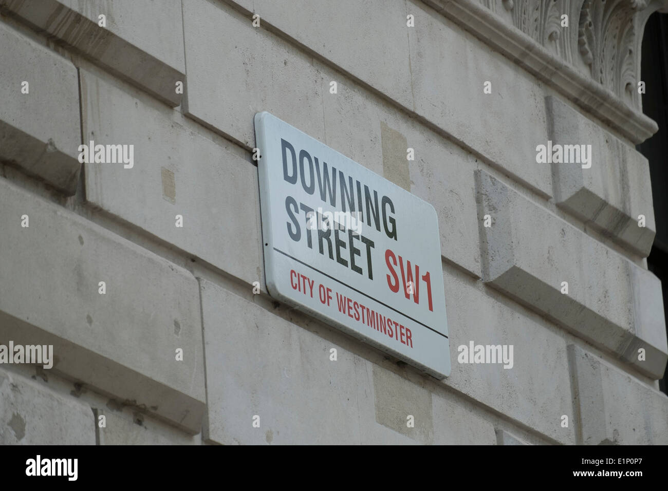 Street Name Sign Downing Street Stock Photo - Alamy