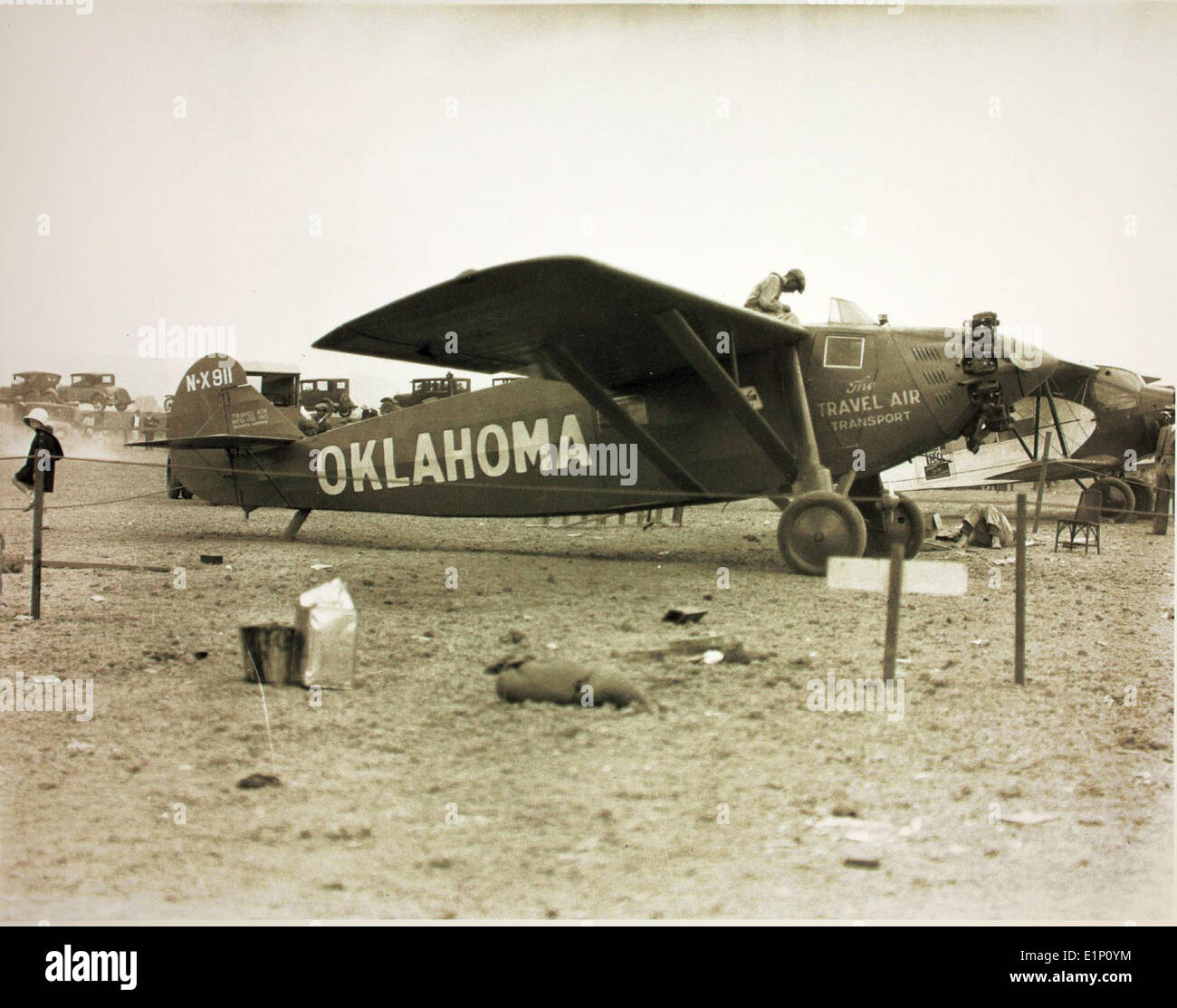 The Buhl Airsedan CA-5 aircraft, flown by Al Henley during the Dole Air ...