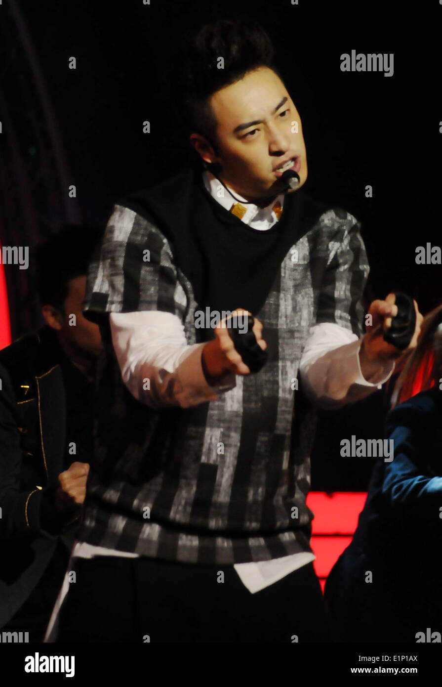 Taipei, China's Taiwan. 8th June, 2014. Singer Wilber Pan performs ...