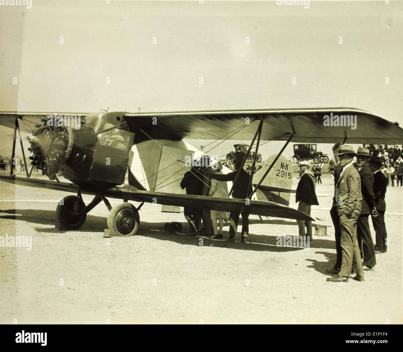 This photo features John 'Auggy' Pedlar and his Buhl Air Sedan, Miss ...