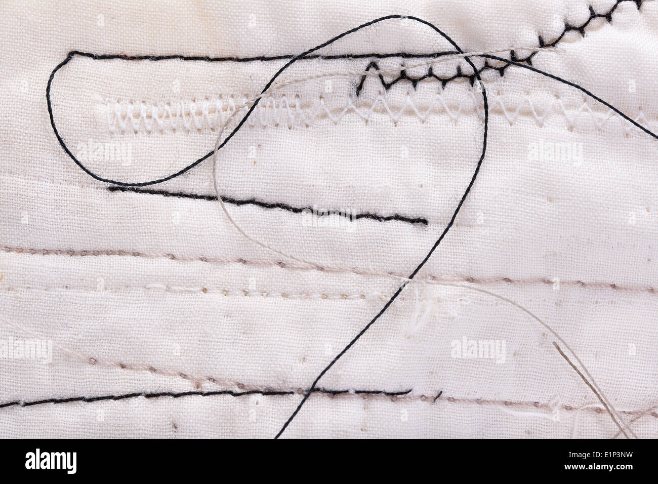 Fabric stitching close up hi-res stock photography and images - Alamy
