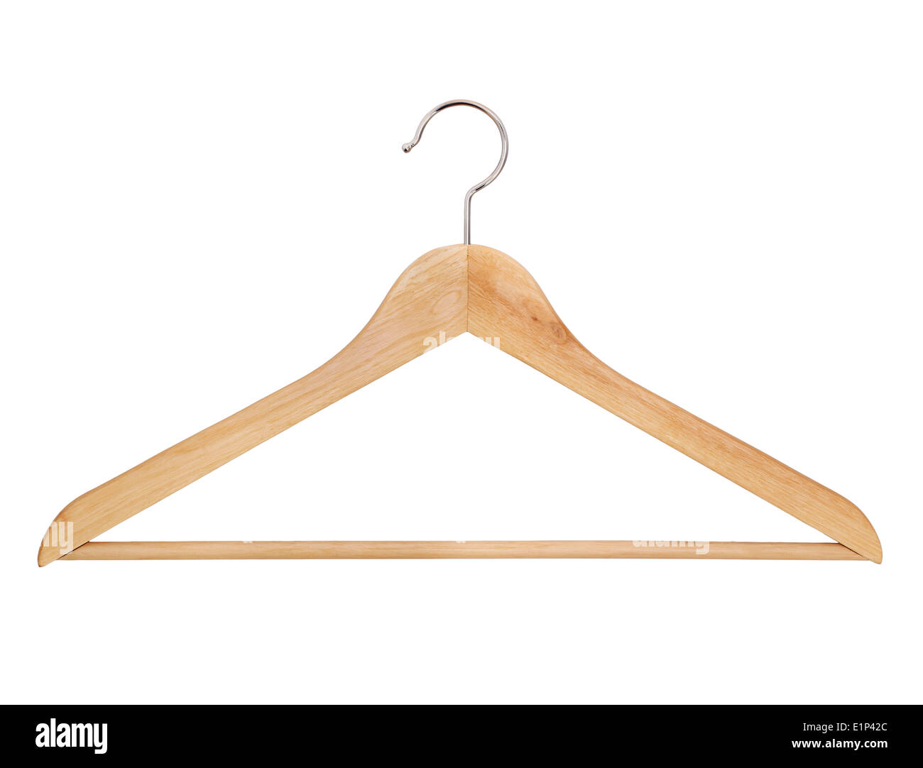 One hanger on a white background, isolated Stock Photo - Alamy