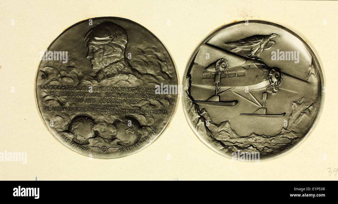 This image commemorates the historic 1932 flight of Admiral Richard ...