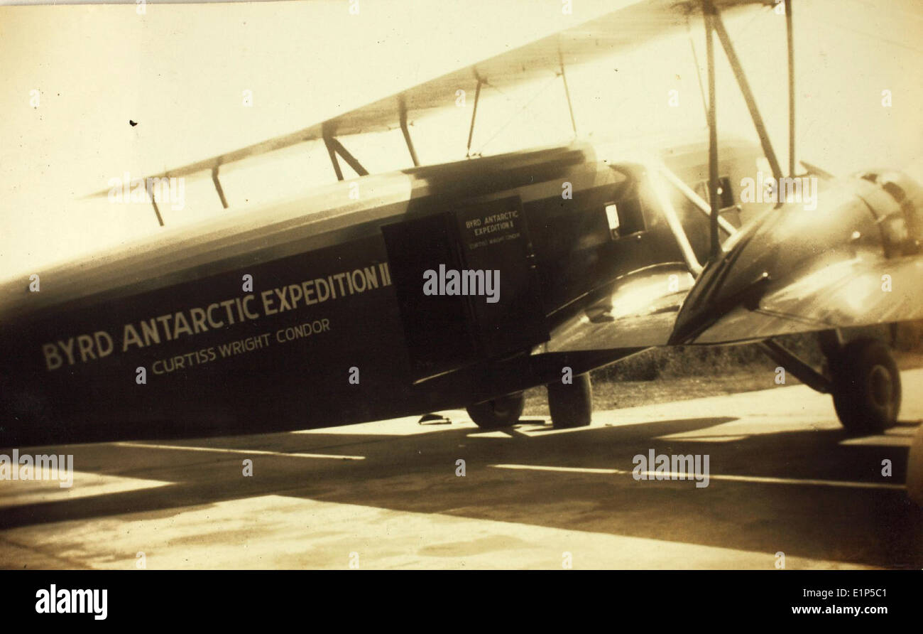 This image commemorates the 1932 Byrd Antarctic Expedition to Little ...