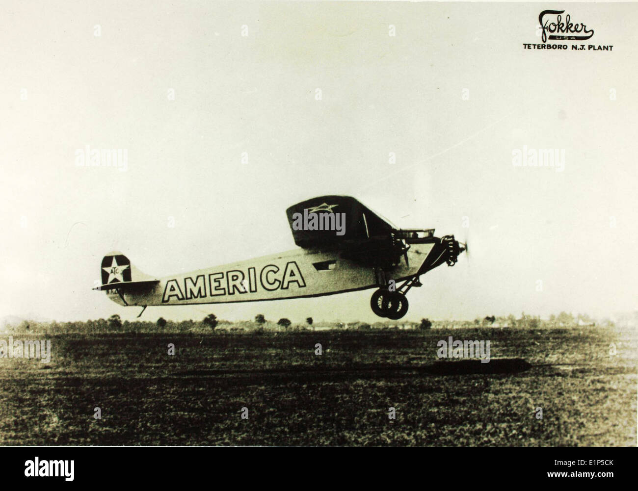 The historic 1927 transatlantic flight of Admiral Byrd aboard the ...