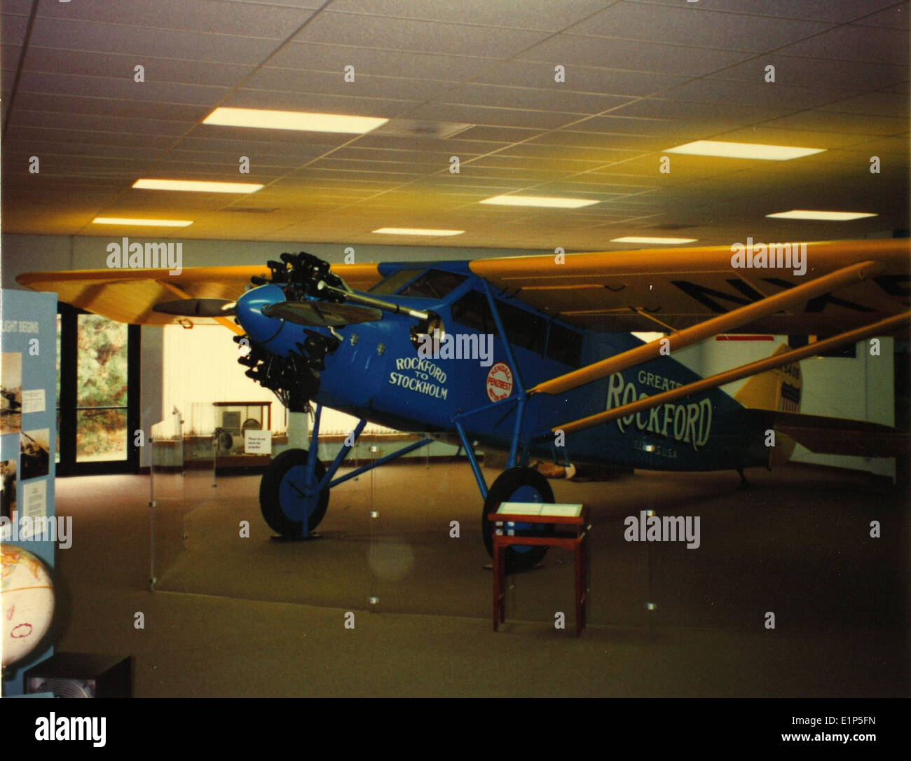 This historic flight covered a transatlantic journey from Rockford ...