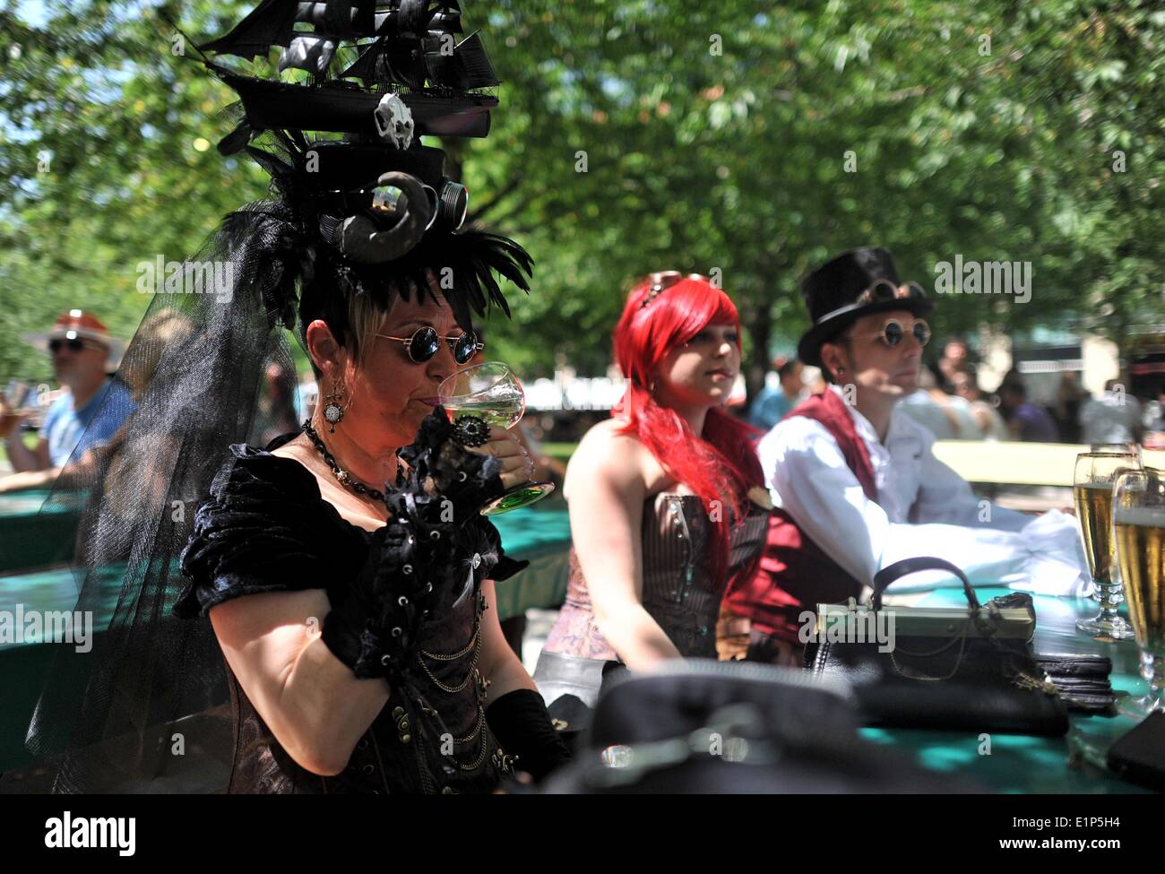 Leipzig, Germany. 8th June, 2014. Participants of the annual Wave ...