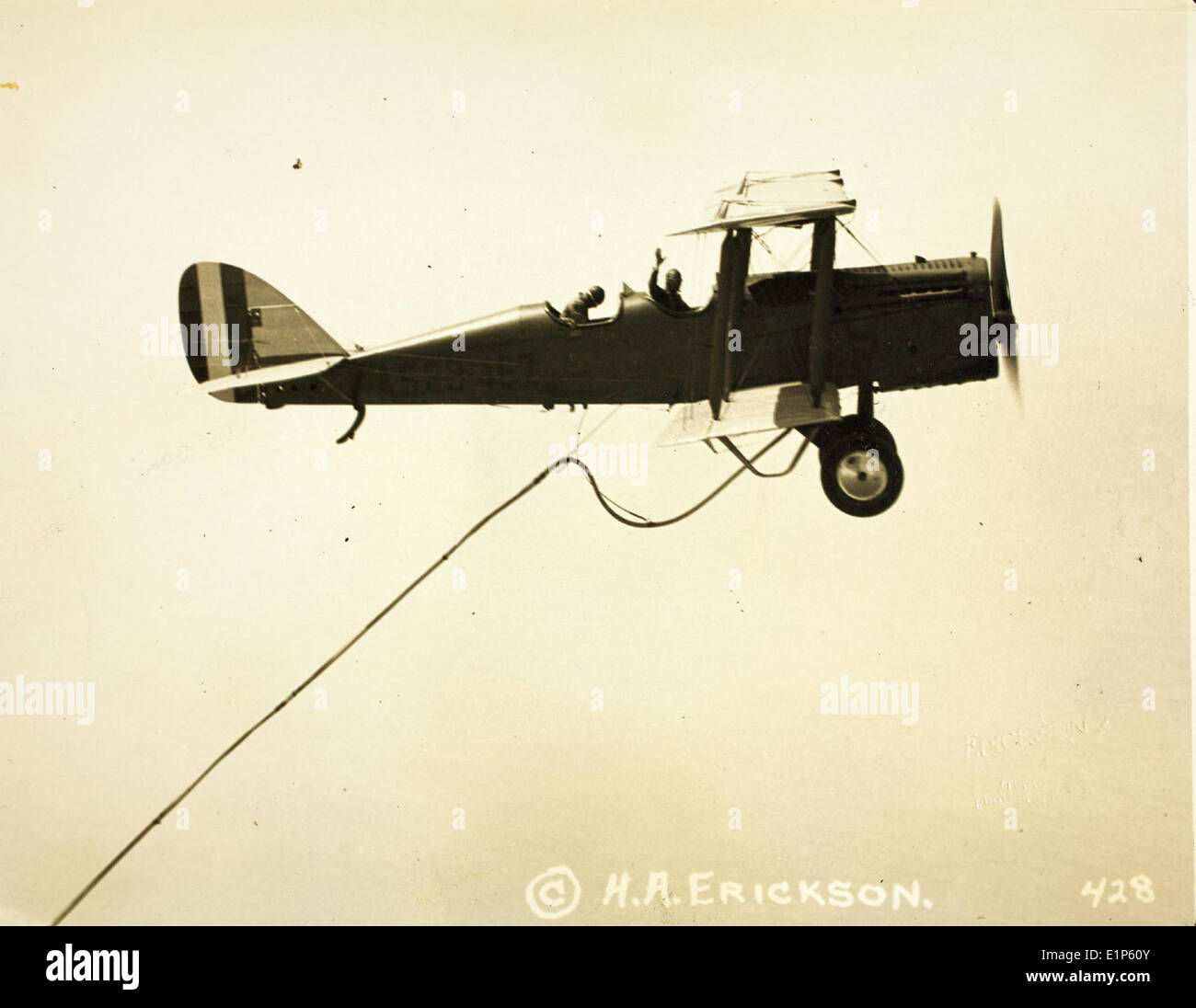 This historic image captures the first-ever aircraft refueling in San ...