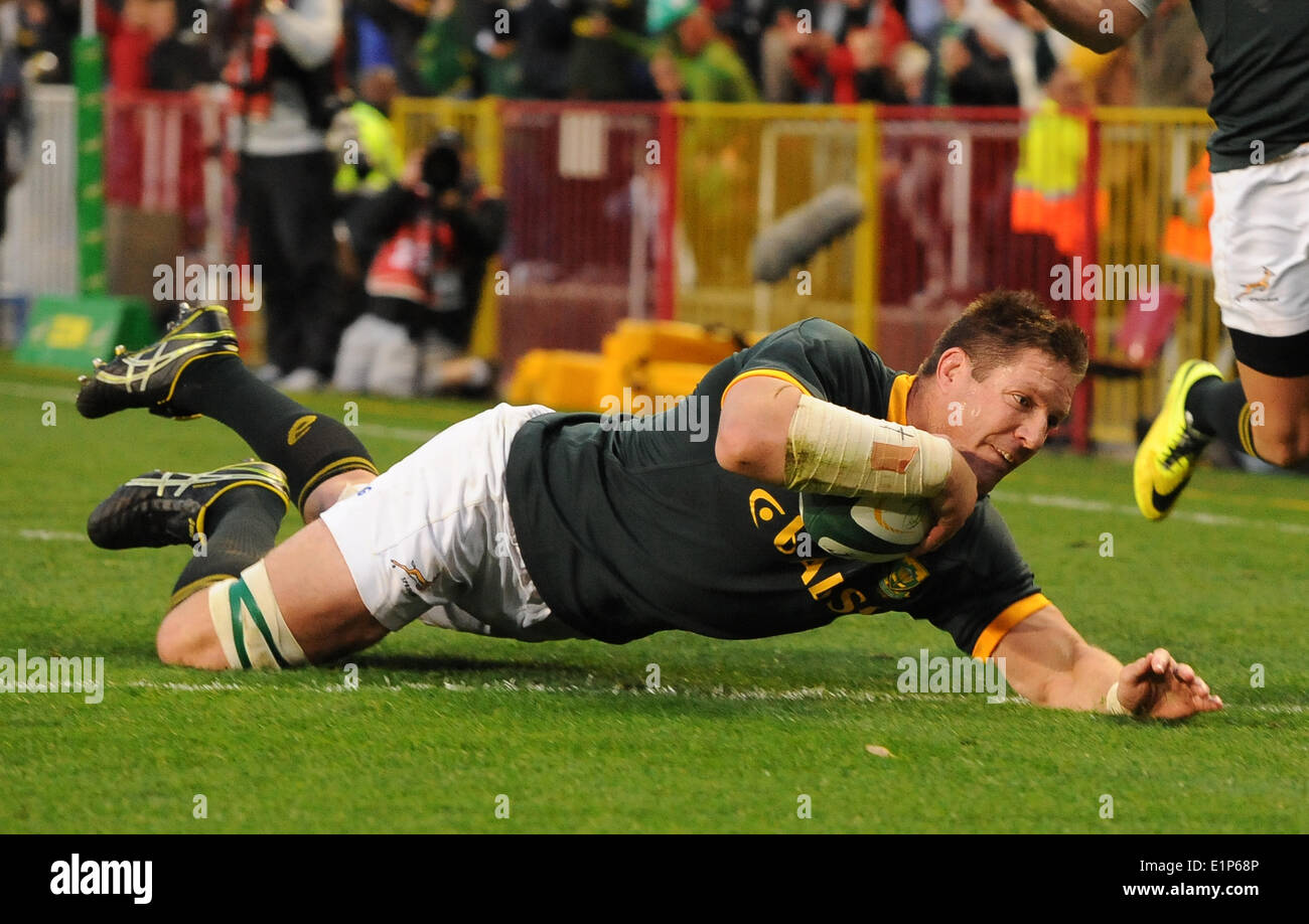 Cape Town, South Africa. 7th June, 2014. Bakkies Botha of South Africa ...