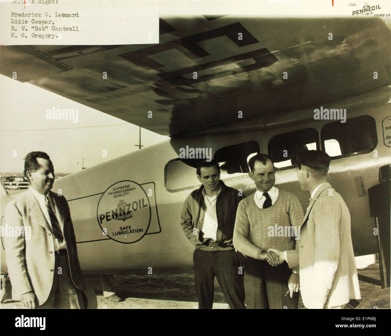 This image captures a historic flight from the 1928 Ford Reliability ...