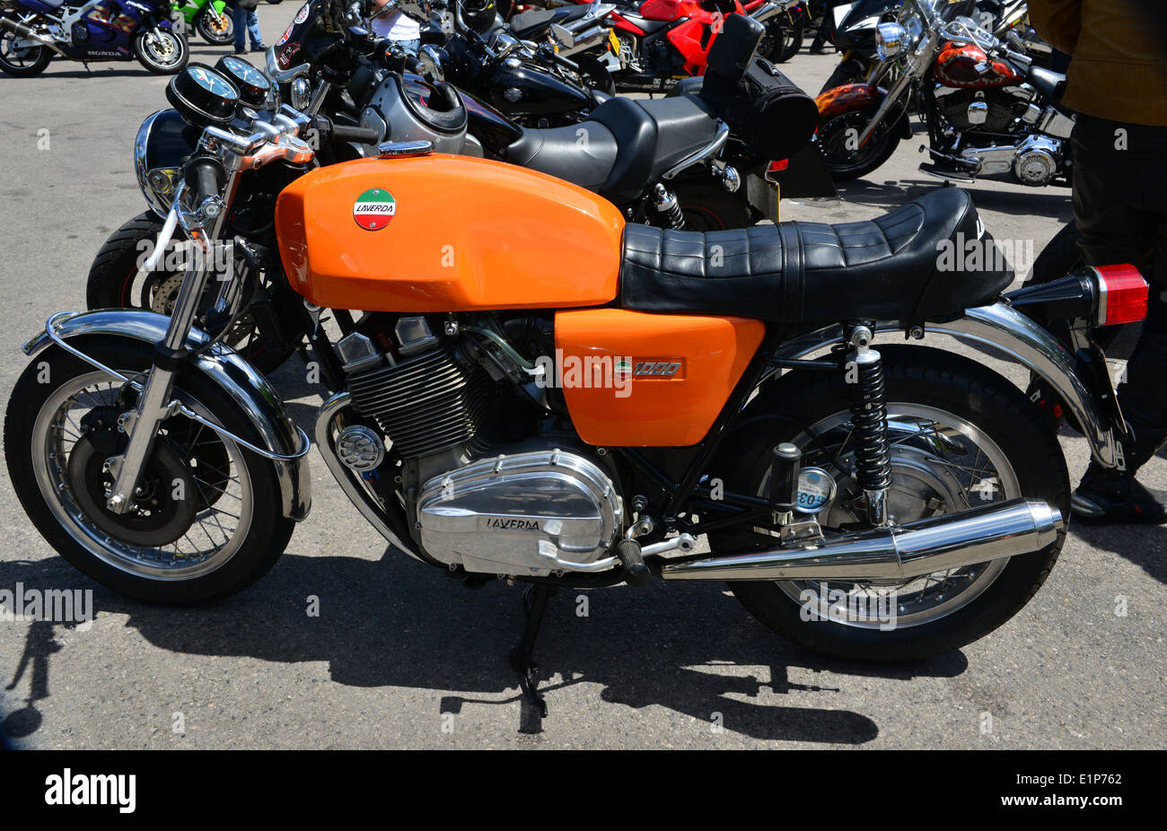 A classic Laverda Motorcycle Stock Photo - Alamy