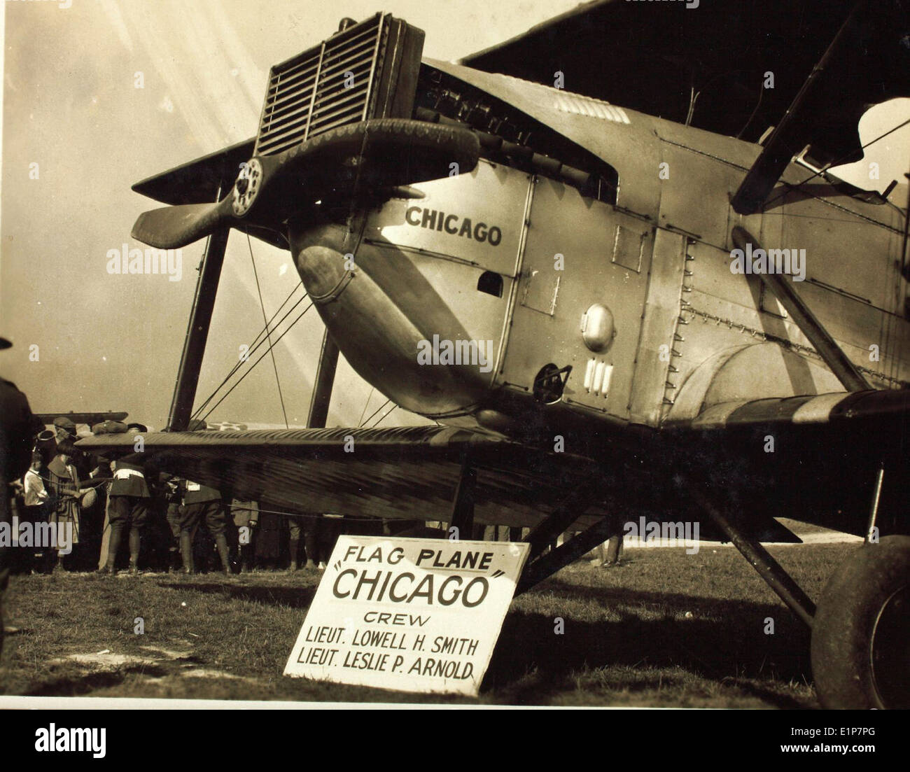 The Douglas World Cruiser (DWC), piloted by the U.S. Army Air Service ...