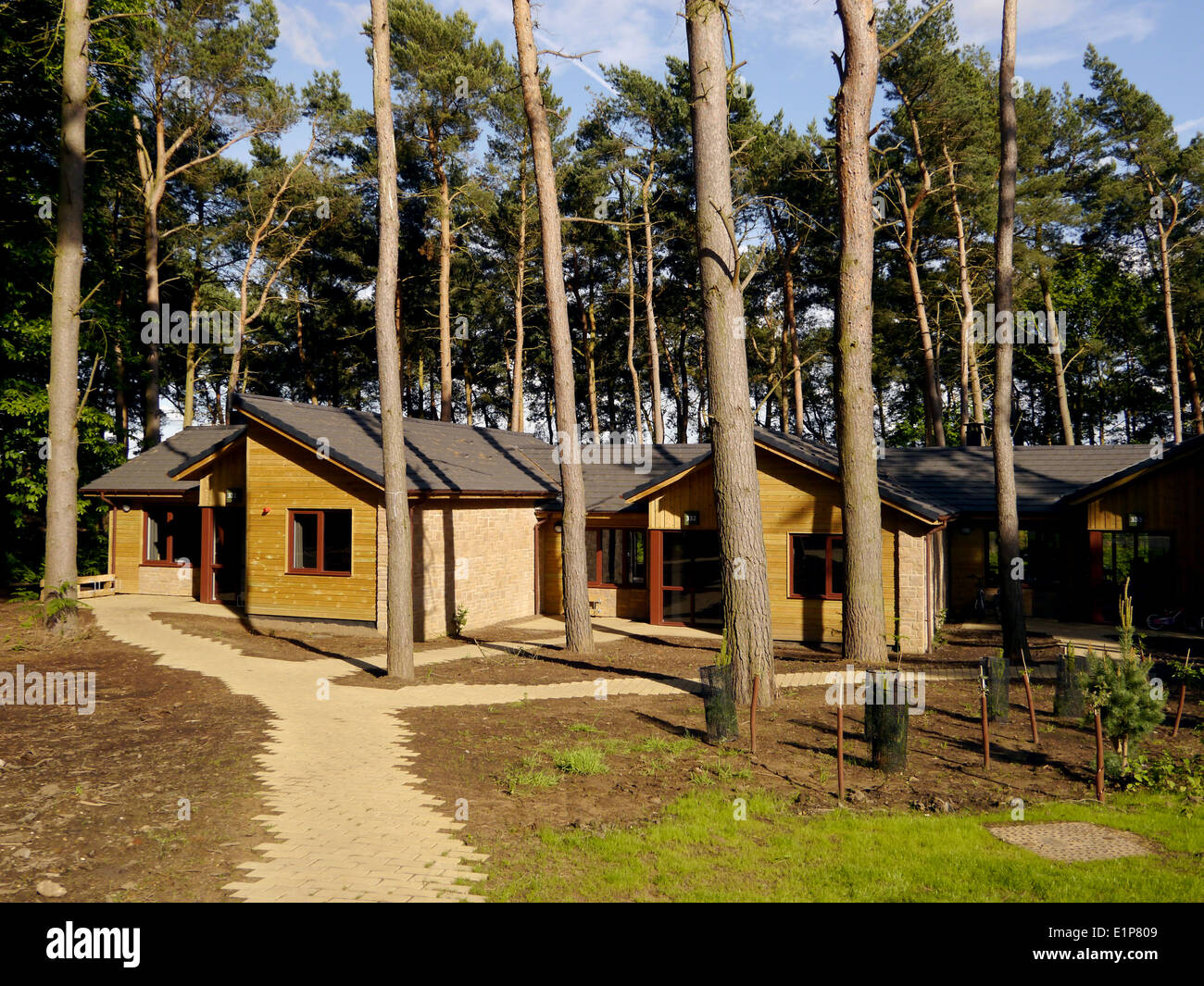 Center Parcs, Woburn Forest - opening weekend Stock Photo - Alamy