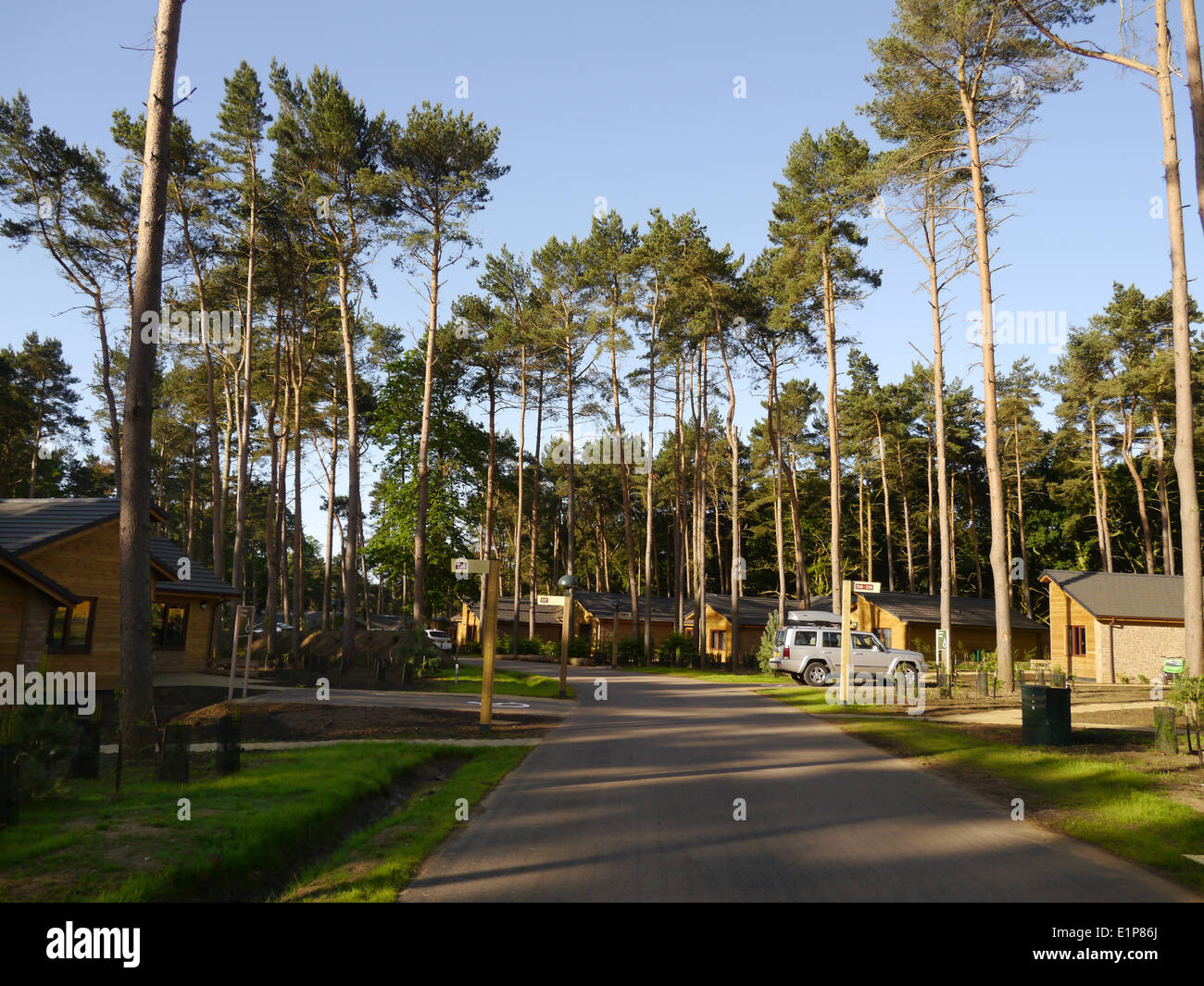 Center Parcs, Woburn Forest - opening weekend Stock Photo - Alamy