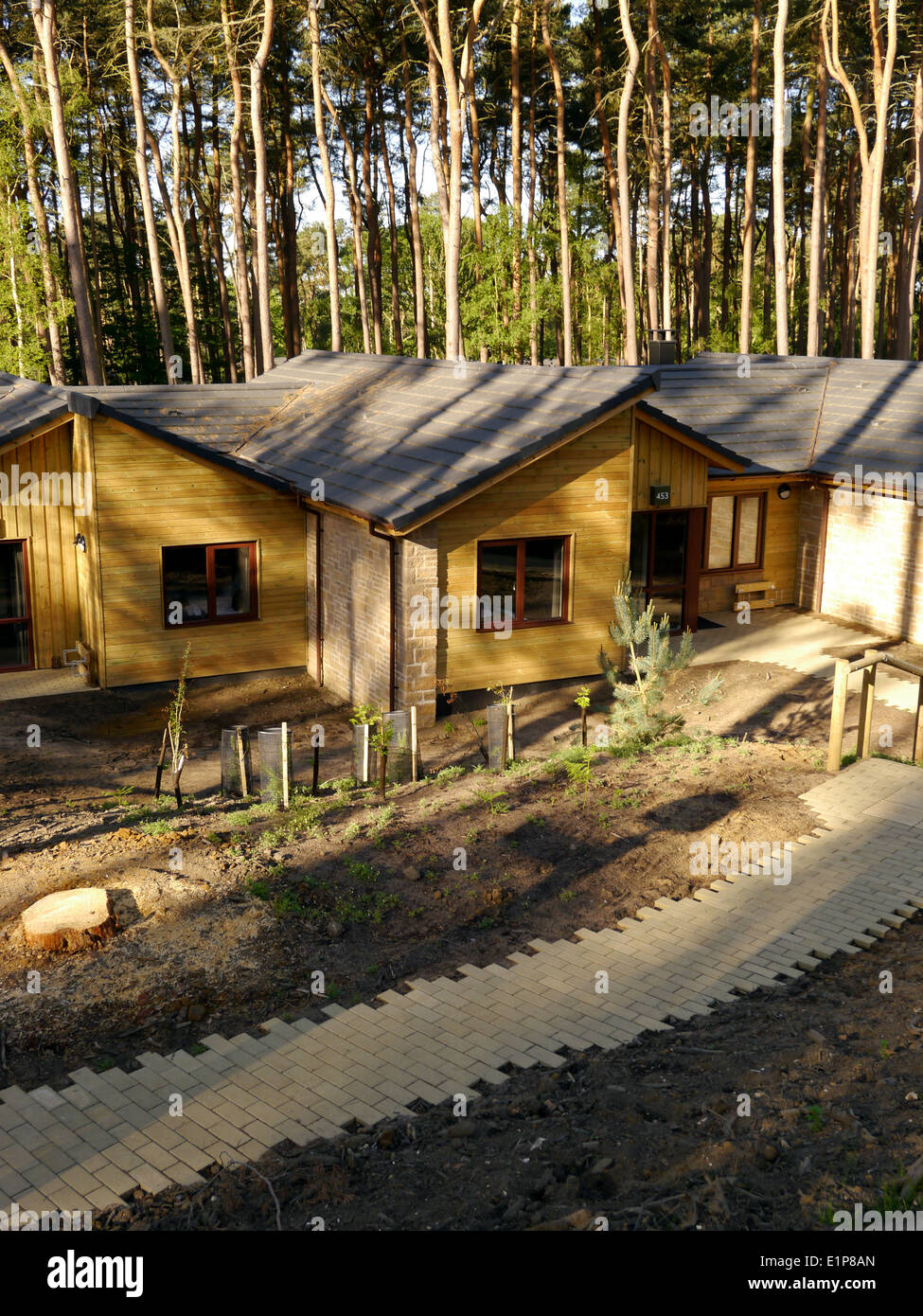 Center Parcs, Woburn Forest - opening weekend Stock Photo - Alamy