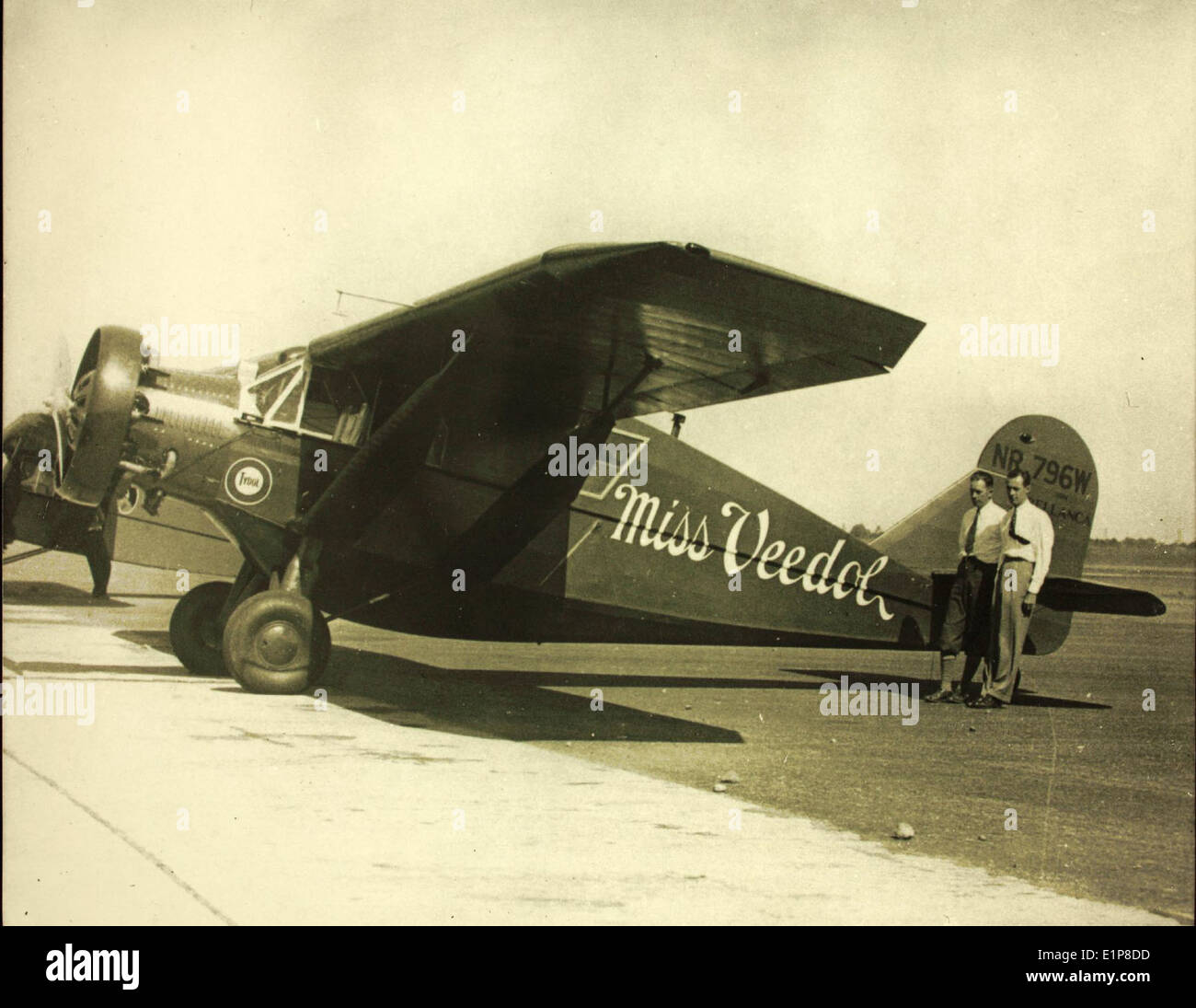 The historic Trans-Pacific flight in 1931, led by Clyde Pangborn ...
