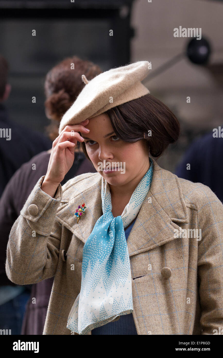 Amelia Clarkson filming for BBC1 drama based on the story of Chester ...