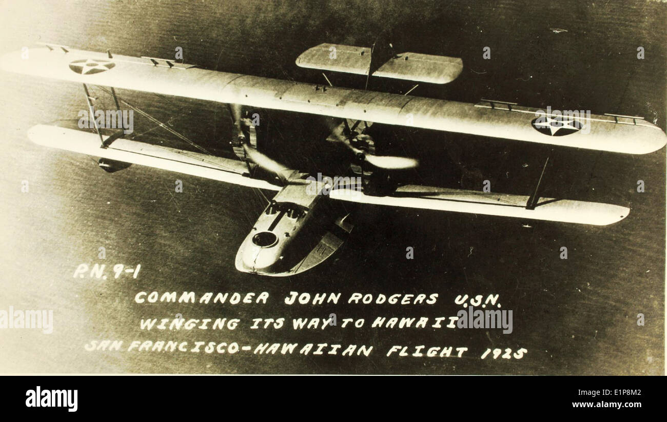 This historic flight, the trans-Pacific journey in 1925, featured the ...