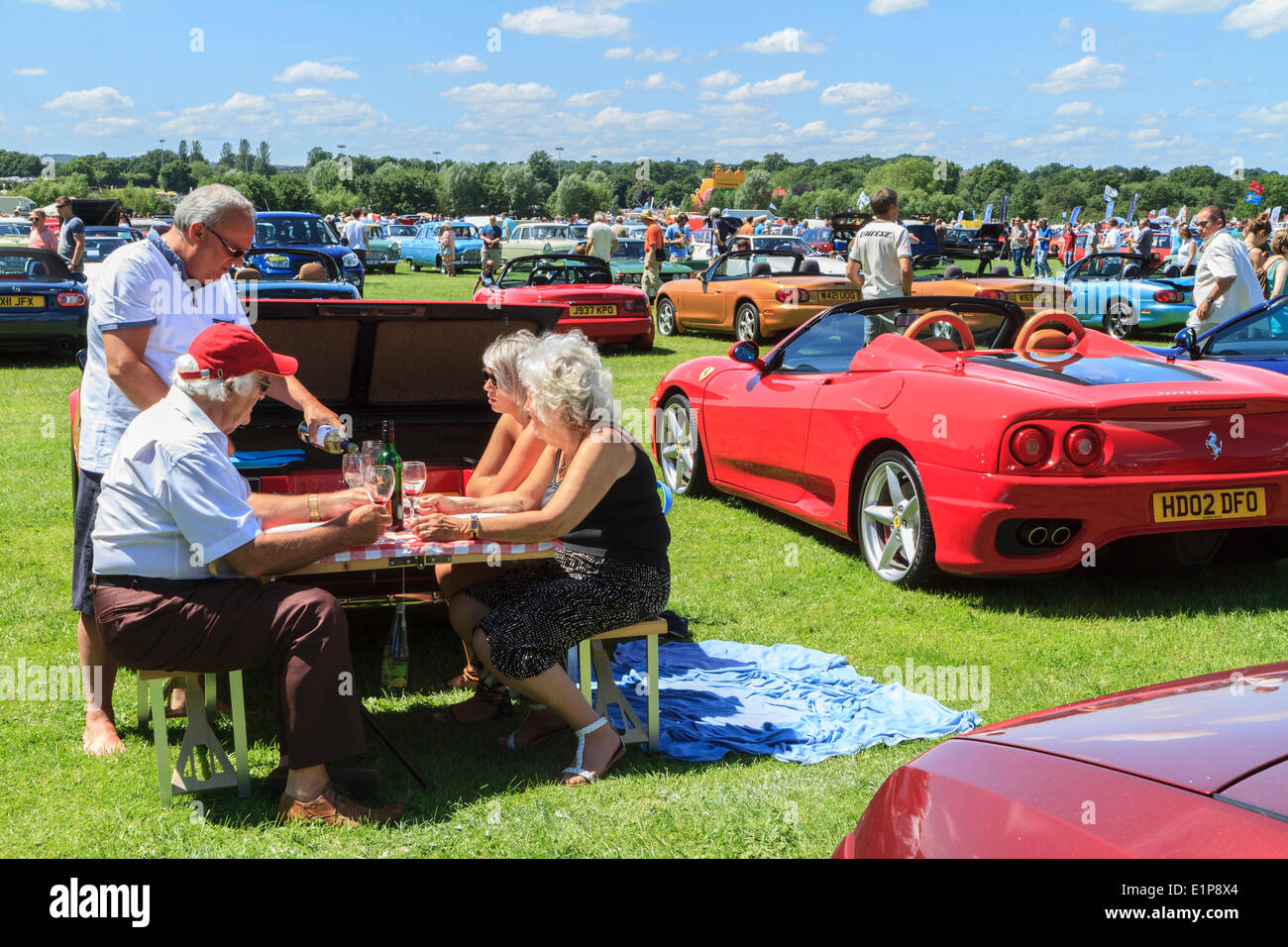 Classic Car Show Bromley Pageant Of Motoring High Resolution Stock ...