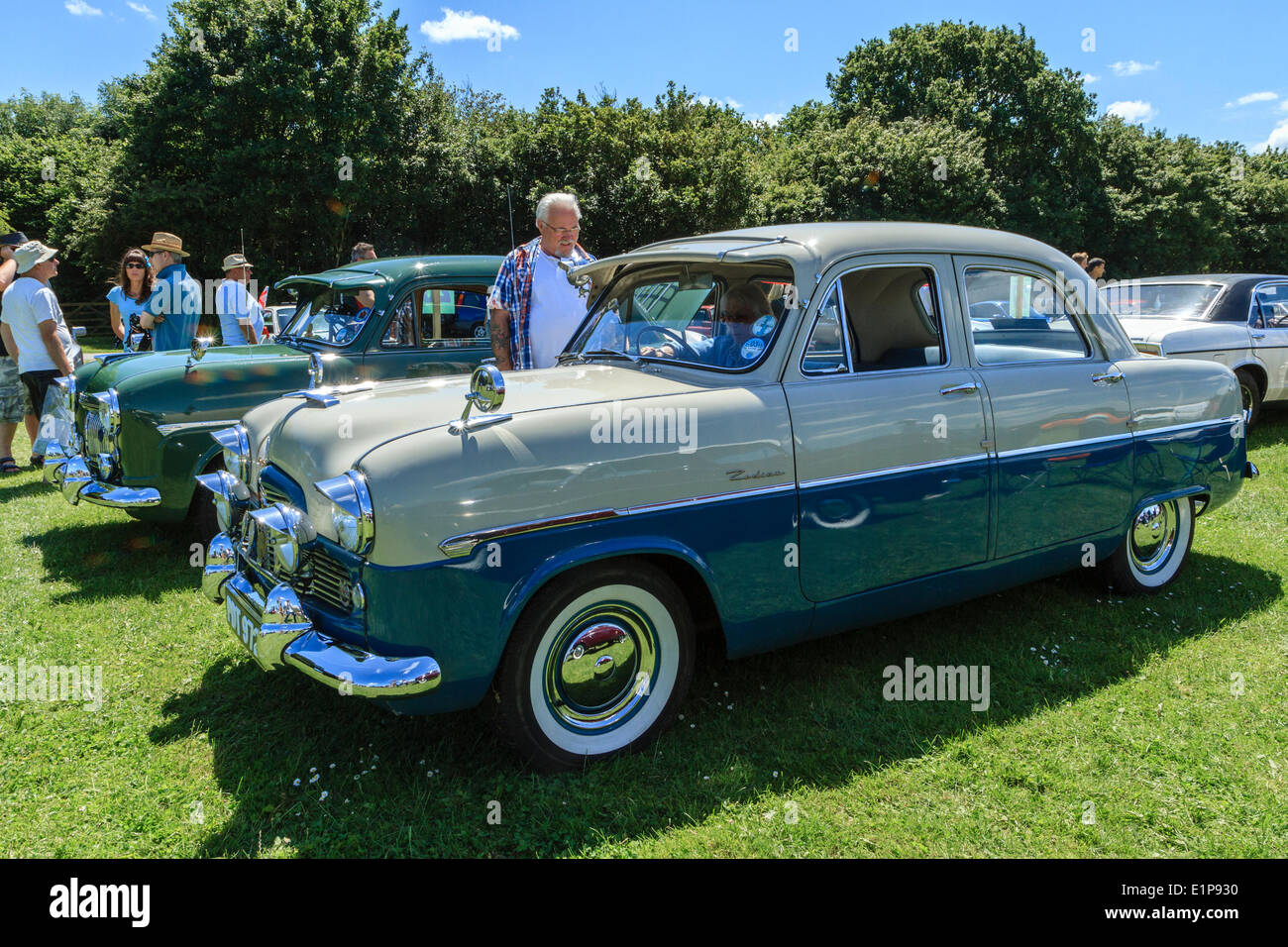 Ford Zephyr Zodiac on display at Bromley Pageant of Motoring annual ...